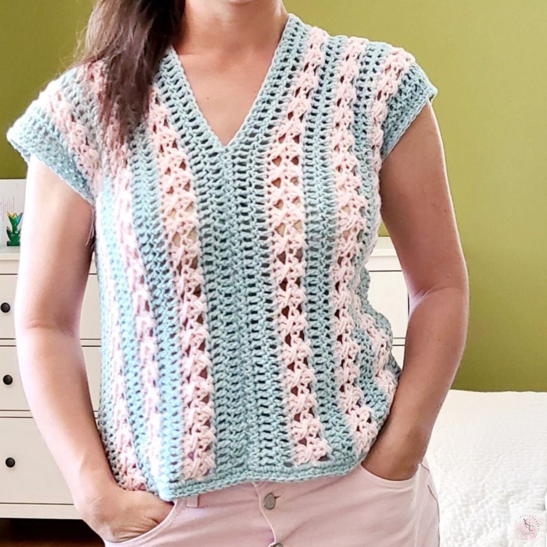 The Perfect Crochet Top - Free Pattern - YelenaStyleCrochet
