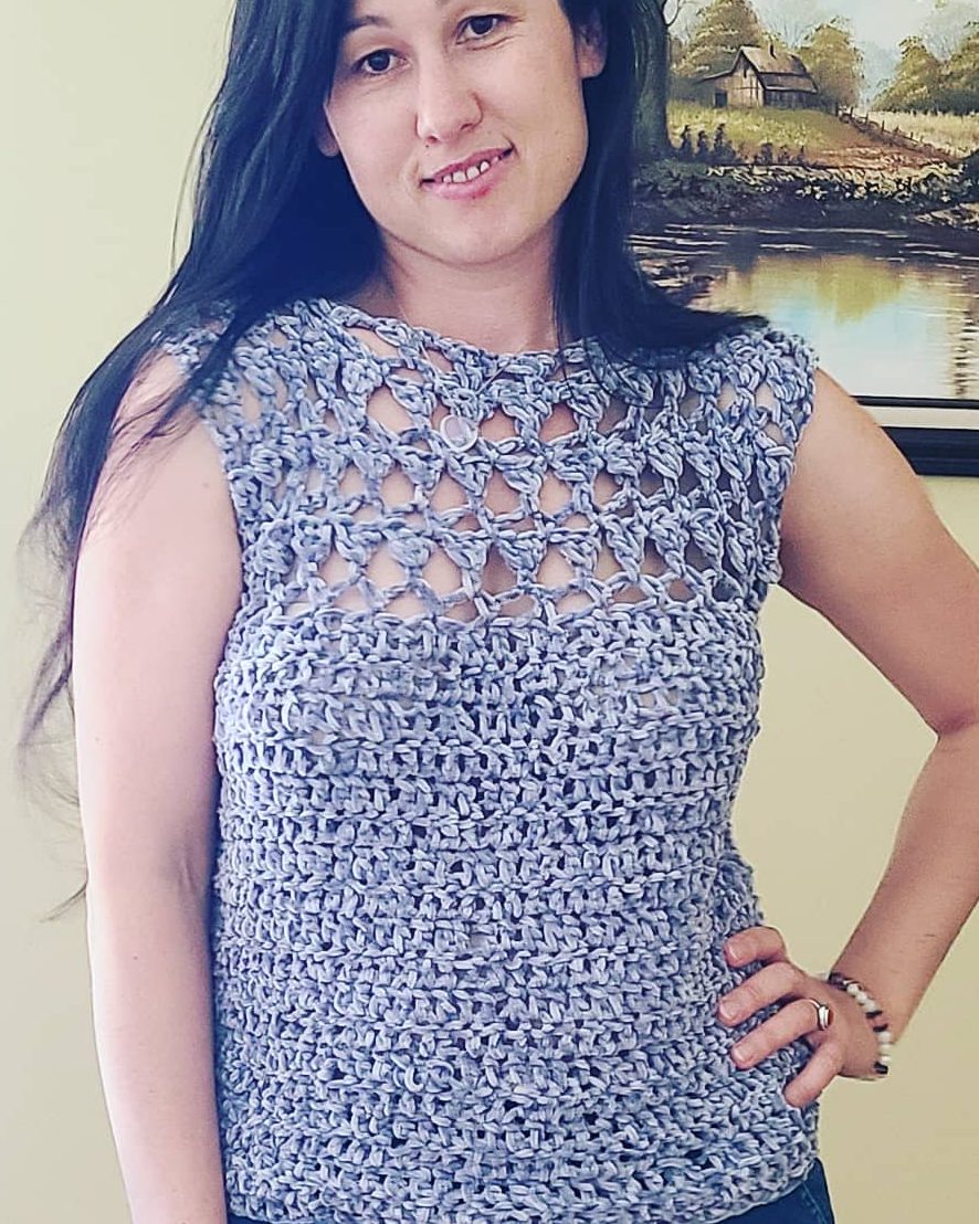 Beautiful Crochet Summer Top – Free Pattern - YelenaStyleCrochet