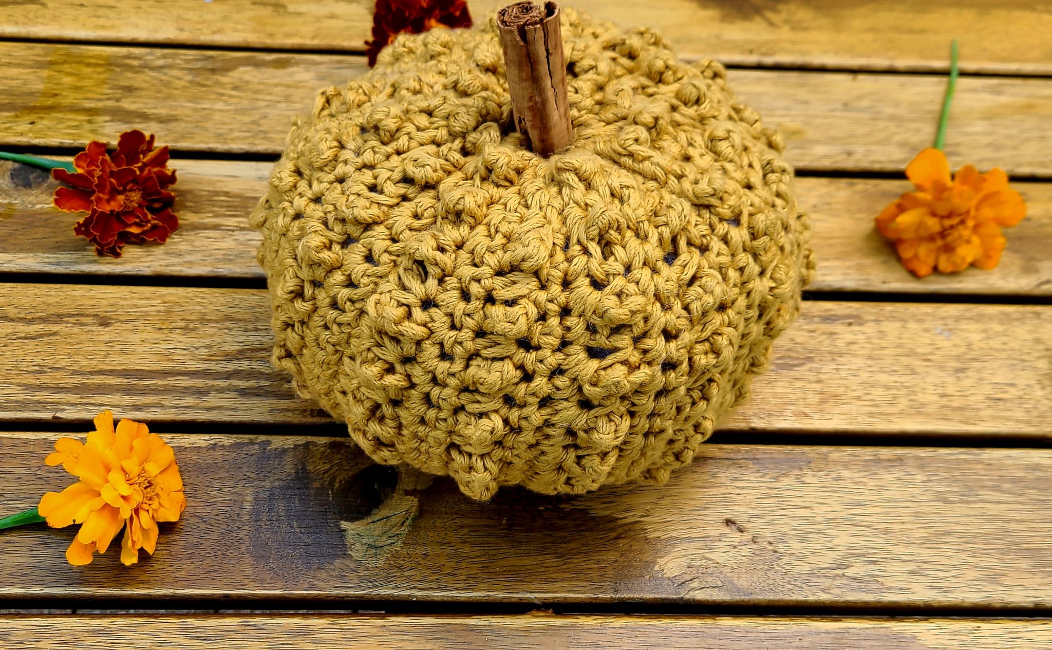 Free Crochet Pumpkin Pattern - YelenaStyleCrochet