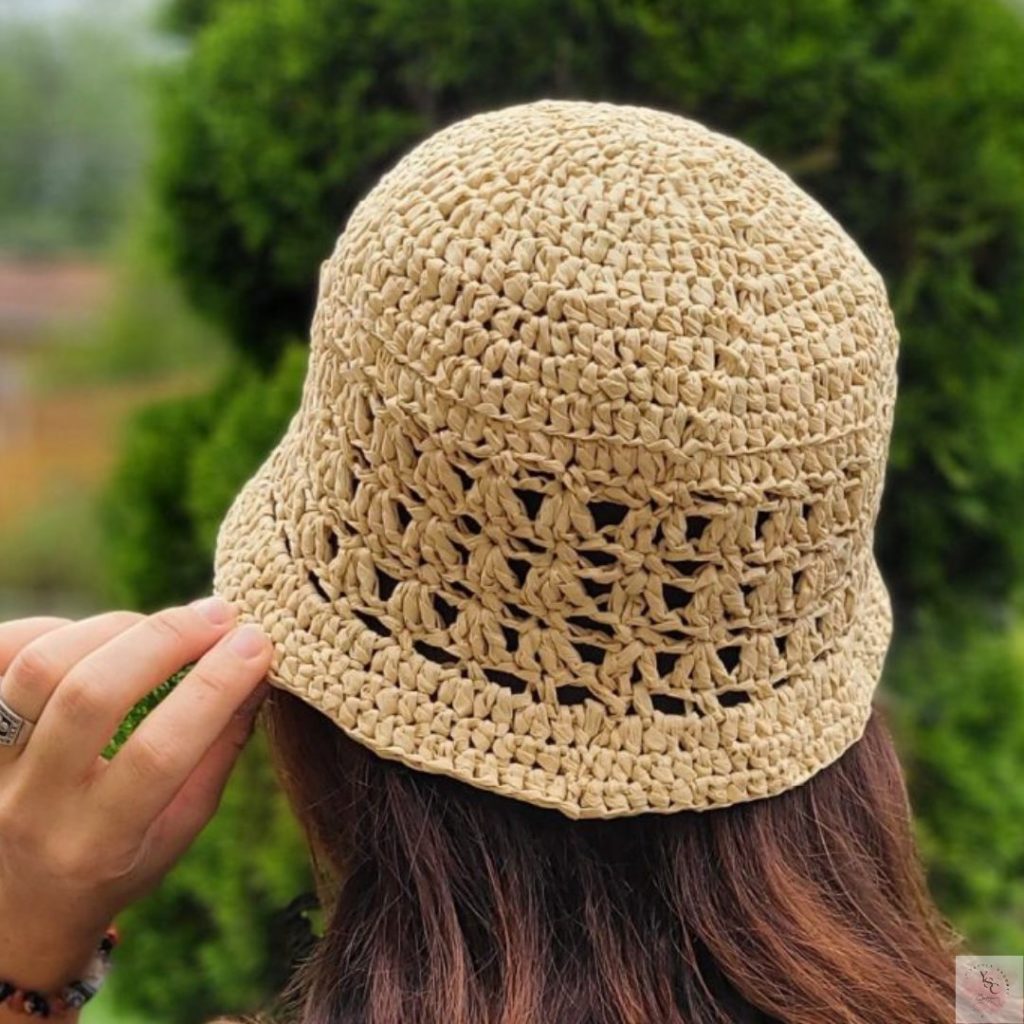 Free Crochet Bucket Hat Pattern - YelenaStyleCrochet