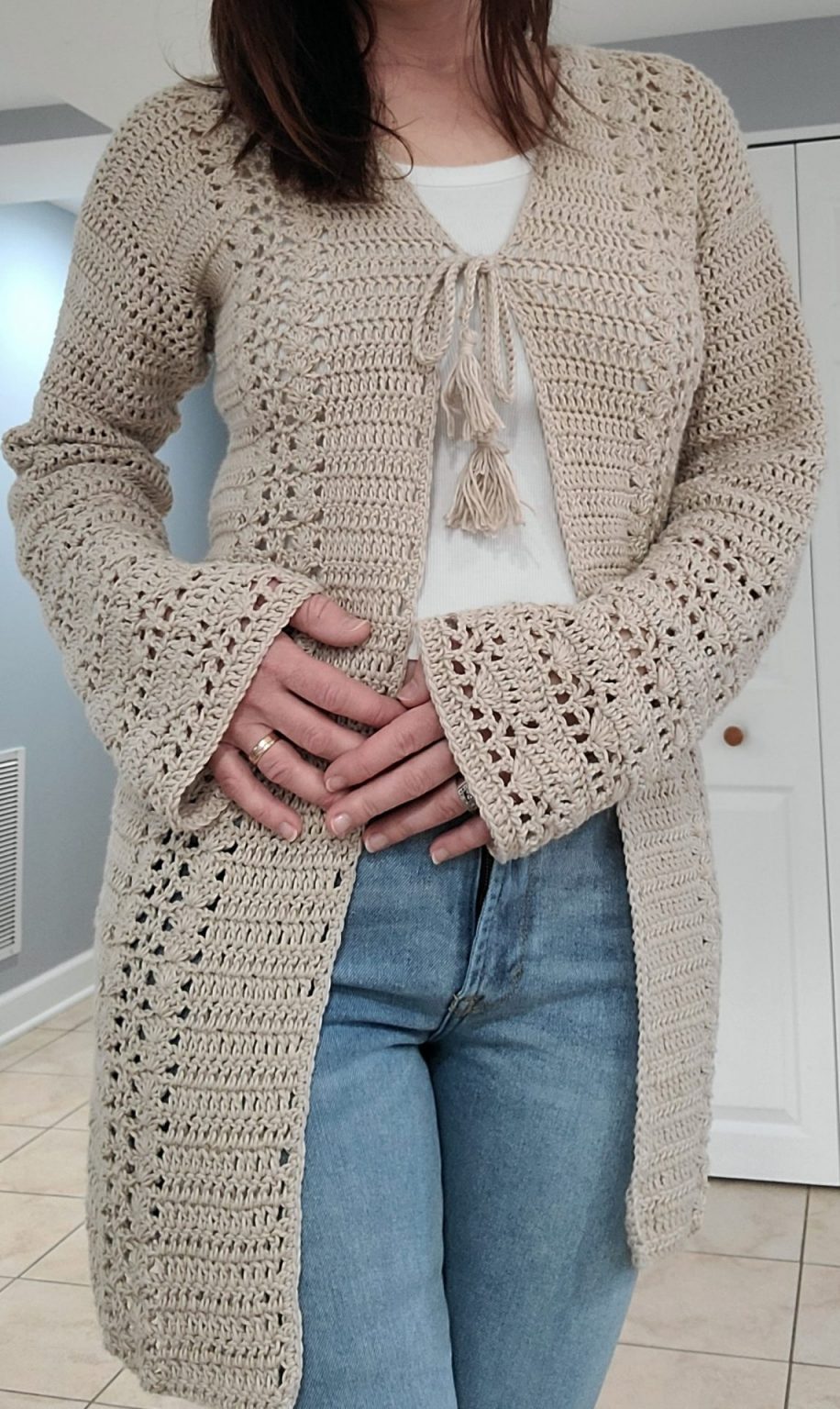 Aloya Crochet Cardigan - Free Pattern - YelenaStyleCrochet