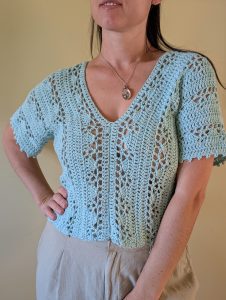 Crochet Lace Top - Free Pattern - YelenaStyleCrochet