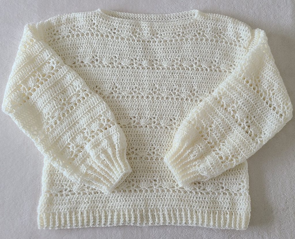 Crochet Lacy Sweater - Free Pattern - YelenaStyleCrochet